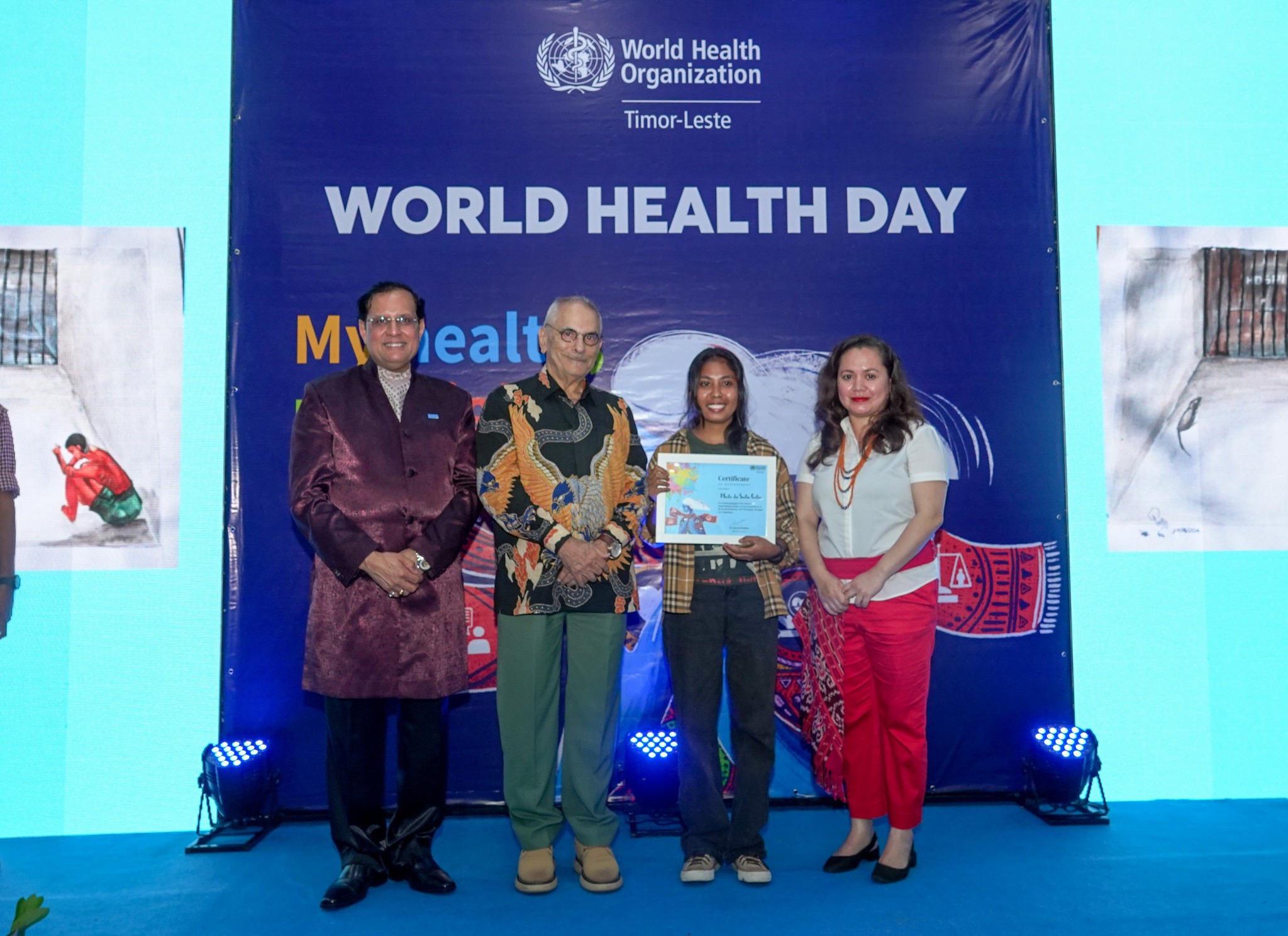 President Horta honors frontline workers at 76th World Health Day ...